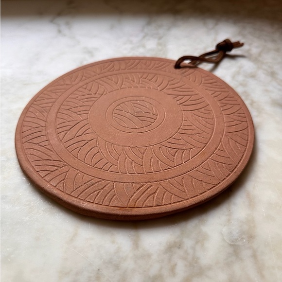 Kitchen | Ceramic Trivet Natural Clay Minimalist Design Signed By Maker ...